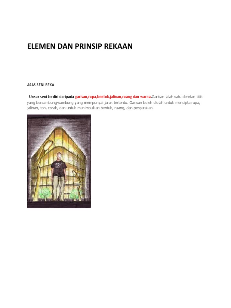 Elemen Dan Prinsip Pereka | PDF