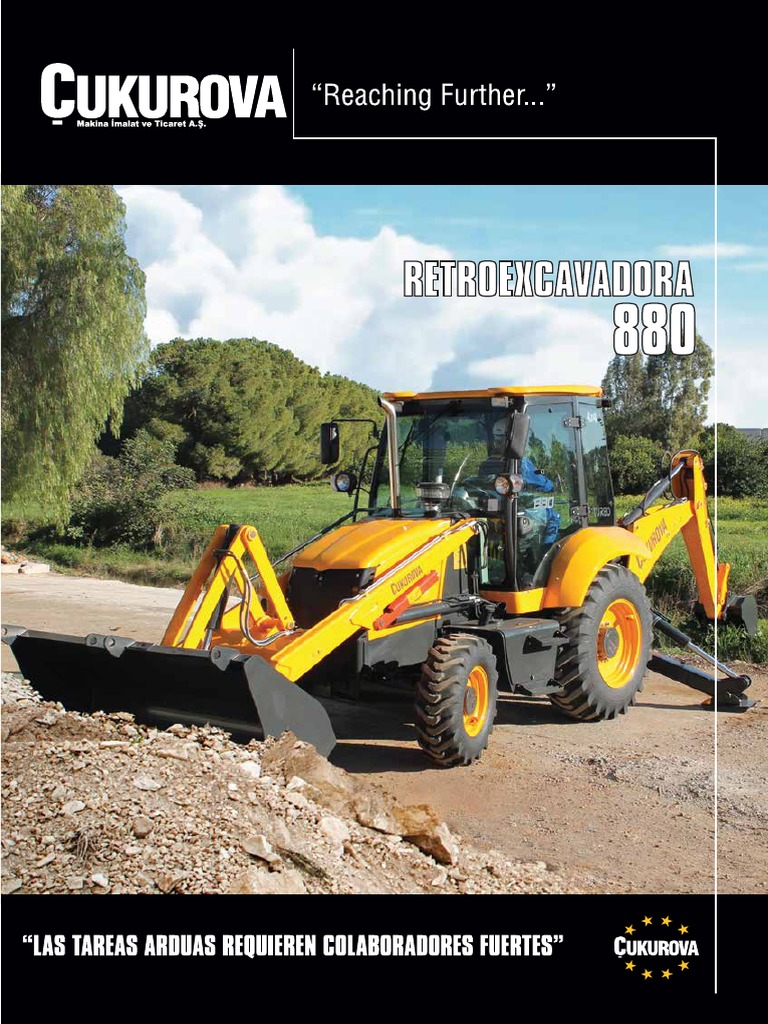 Retroexcavadora Cukurova 880 | PDF
