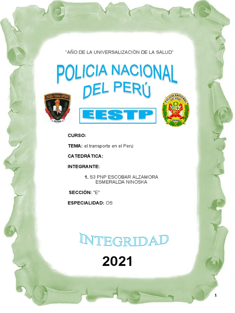 Monografia Transporte En El Peru Pdf Transporte Transporte De Tierra
