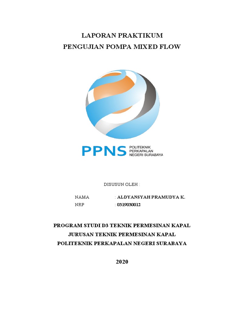 Pengujian Pompa Mixed Flow | PDF