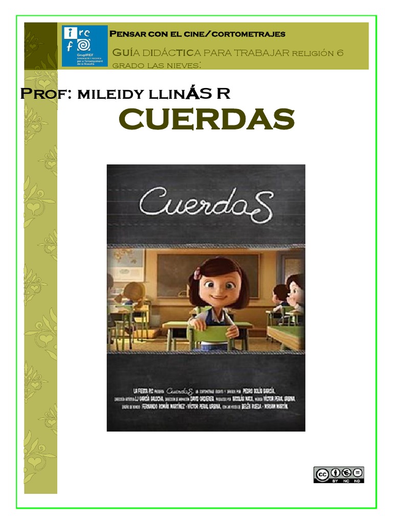 Guía Didáctica: Cortometraje "Cuerdas" | PDF | Invalidez | Science