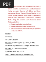 Clutch Design Formulas and Calculations | PDF | Clutch | Friction