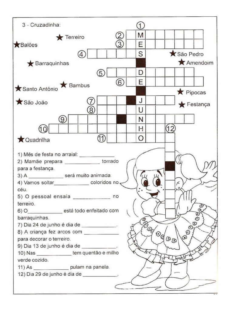 Cruzadinha Festas Juninas | PDF
