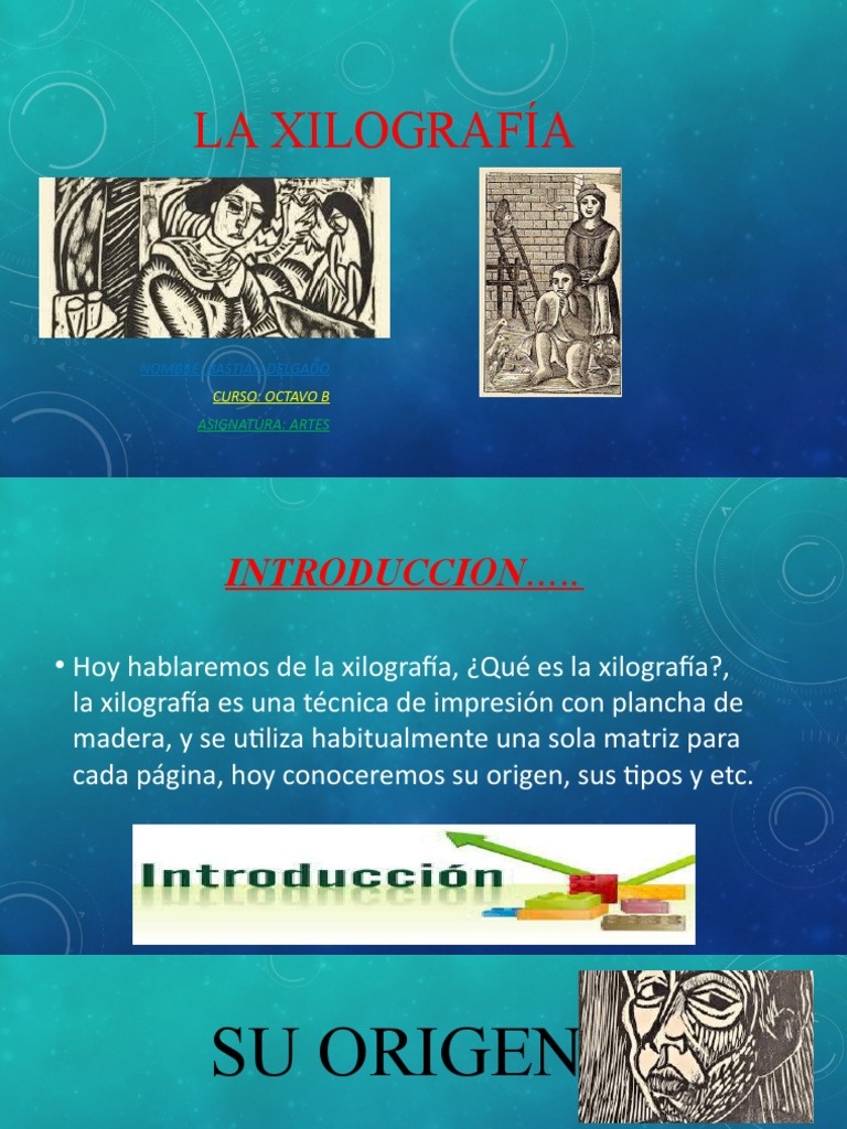 La Xilografía Pdf