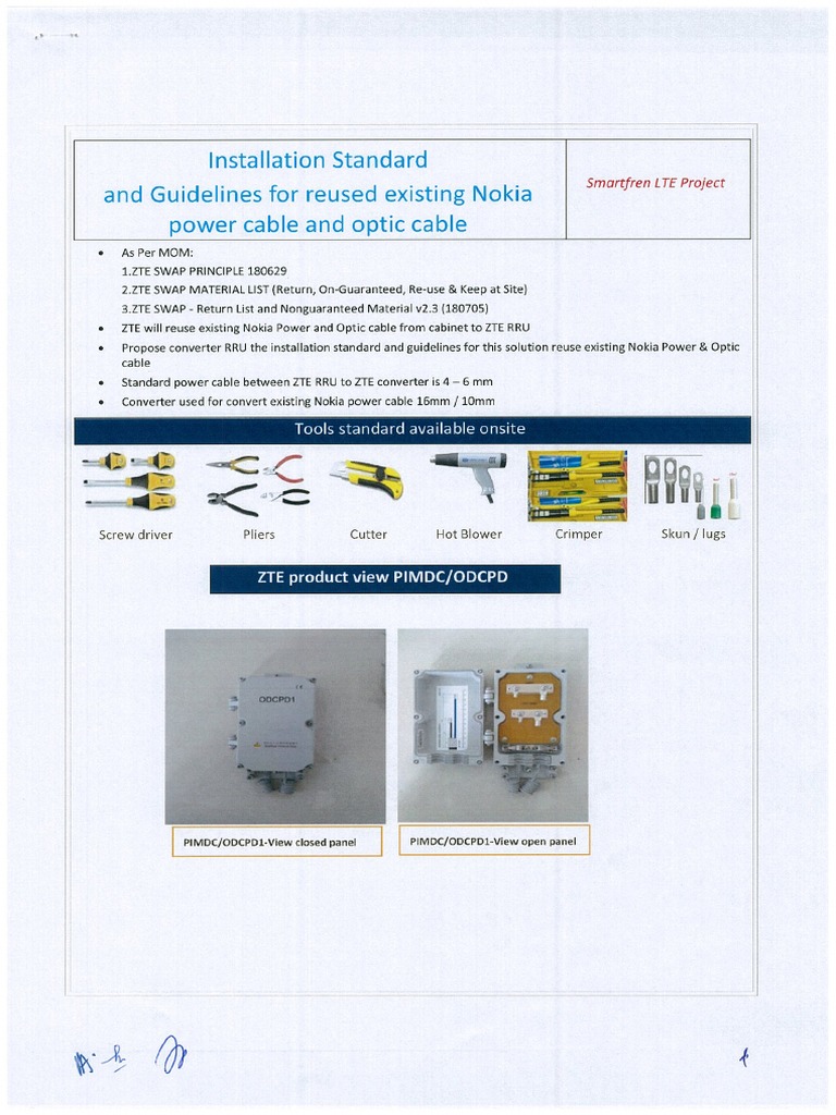 Installation Standard DC Connection - Signed | PDF