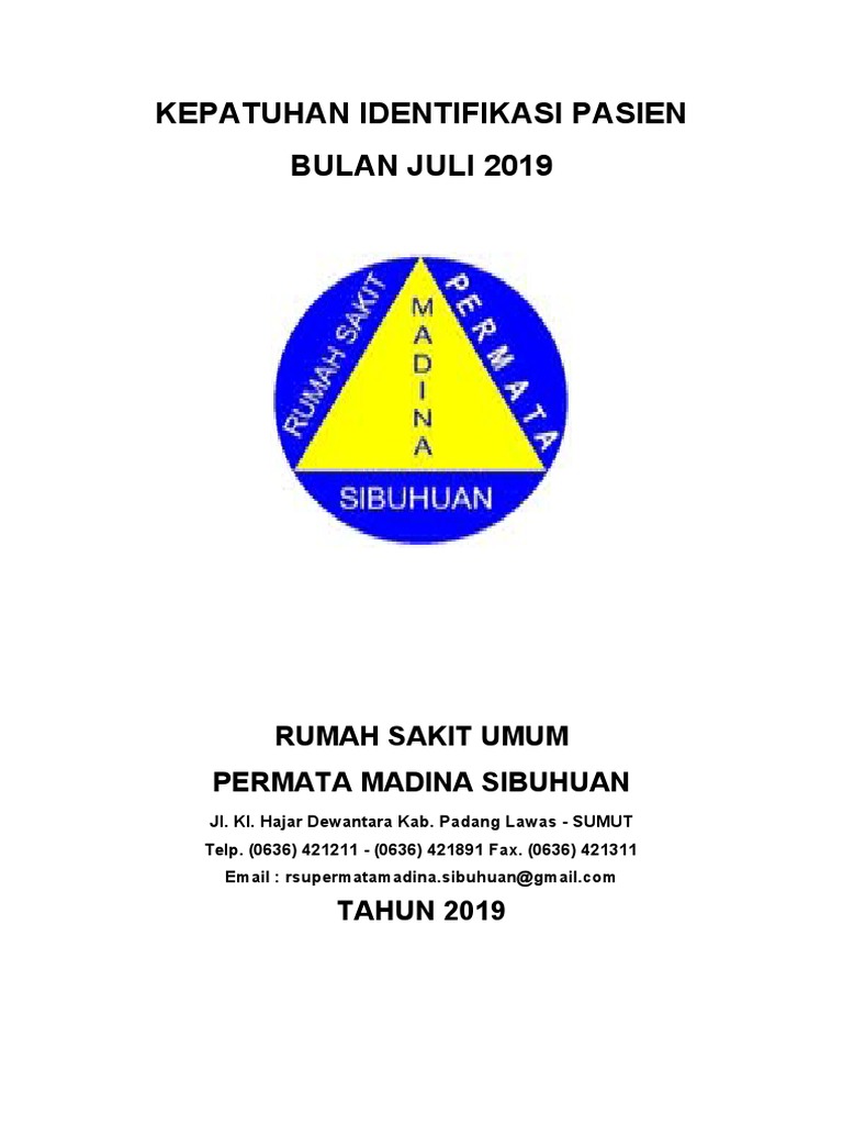 12 Indikator Kepatuhan Identifikasi Pasien | PDF