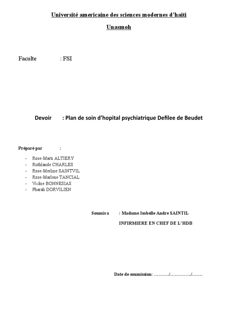Faculte: Fsi: Université Americaine Des Sciences Modernes D'haiti ...