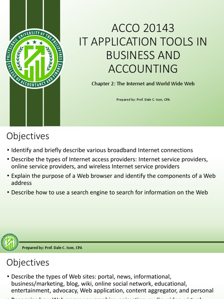 Chapter 2 The Internet and World Wide Web | PDF | World Wide Web ...