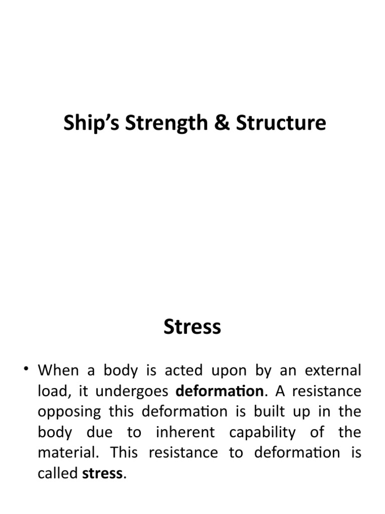 Strength & Structure | PDF | Stress (Mechanics) | Deformation (Engineering)