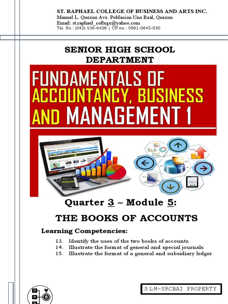 Senior High School Department: Quarter 3 - Module 5: The Books of ...