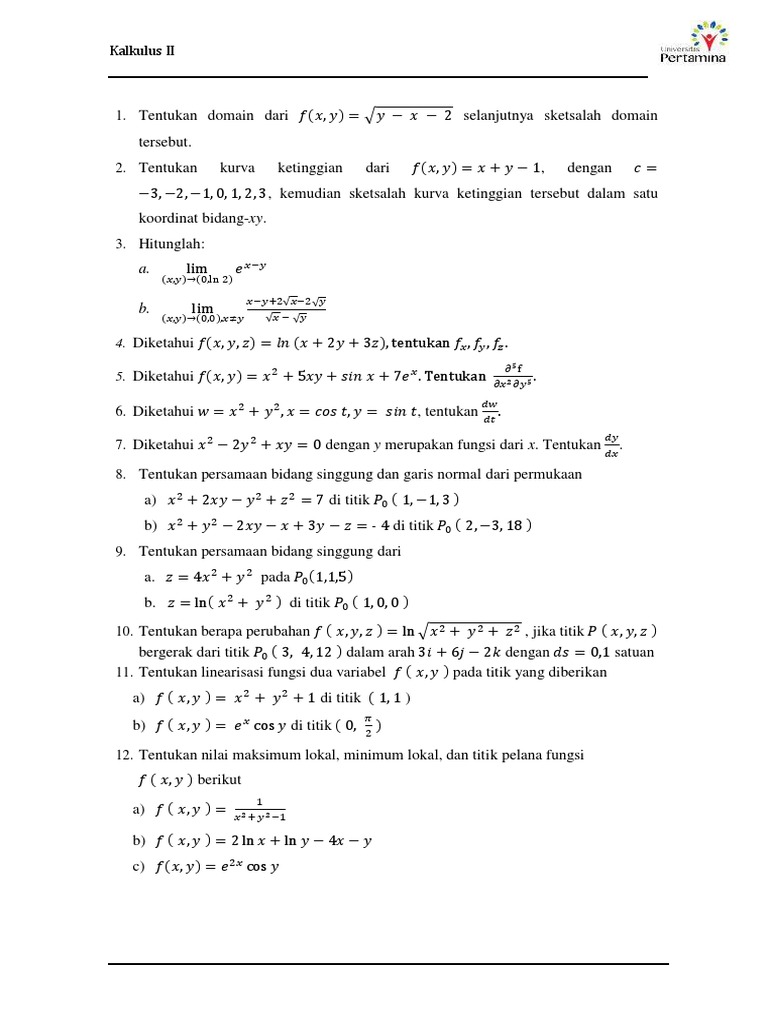Review UAS Kalkulus2 | PDF | Metode & Bahan Ajar | Sains & Matematika
