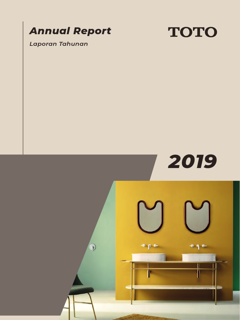TOTO - Annual Report 2019 | Download Free PDF | Dividend | Corporations