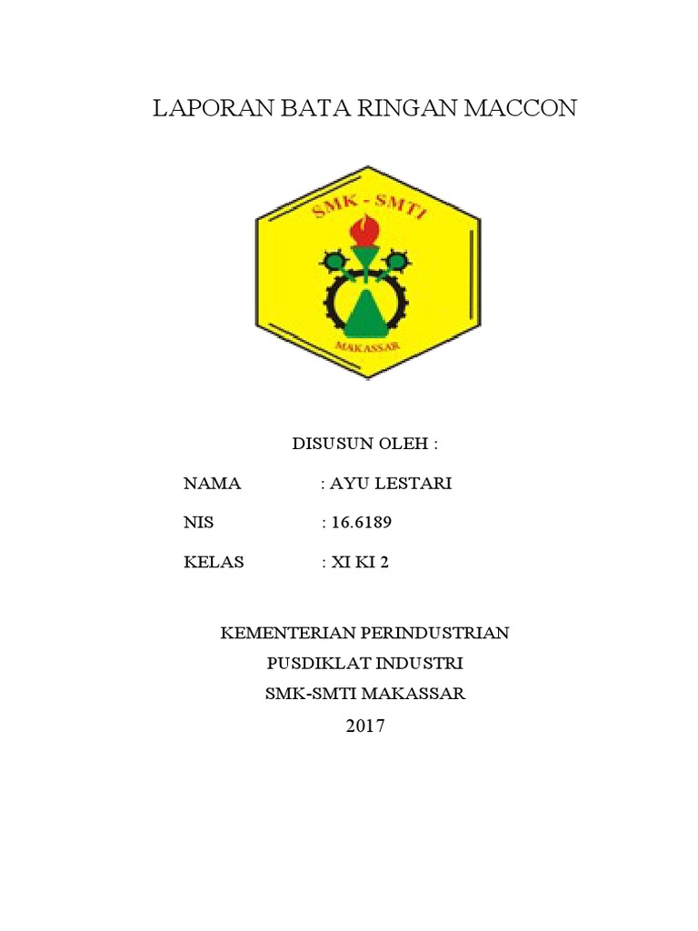 Laporan Bata Ringan Maccon | PDF