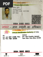 Pancard Back Side | PDF