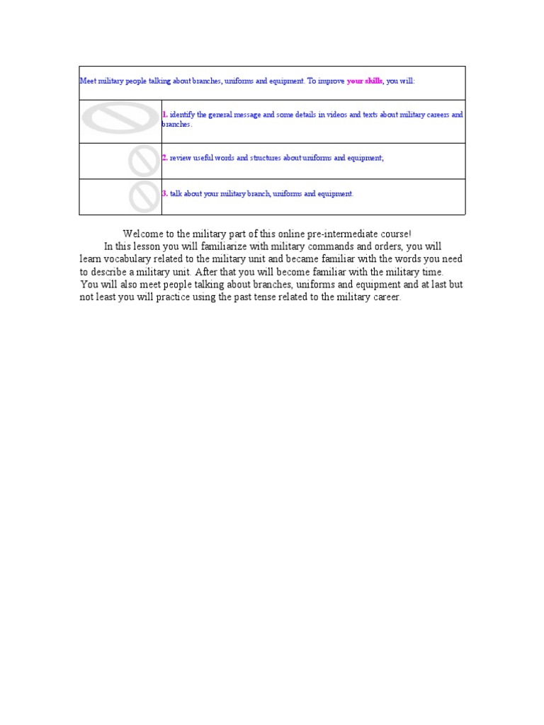 Meet Military People Talking About Branches | PDF | Career & Growth