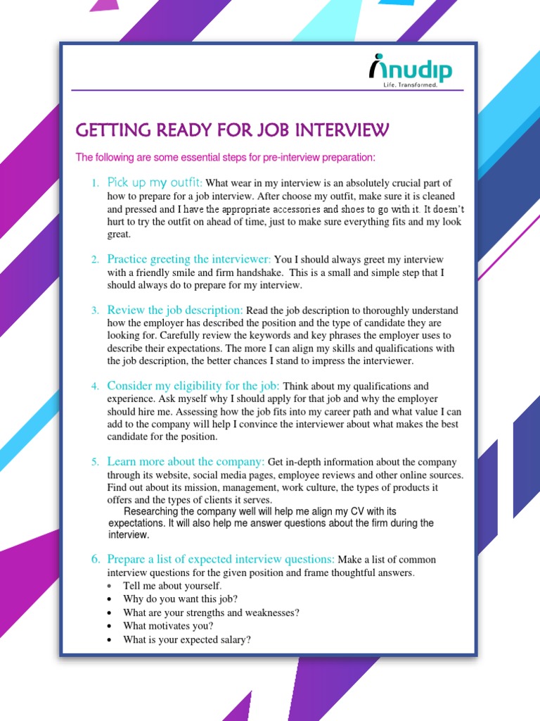 Job Interview Project | PDF | Job Interview | Interview