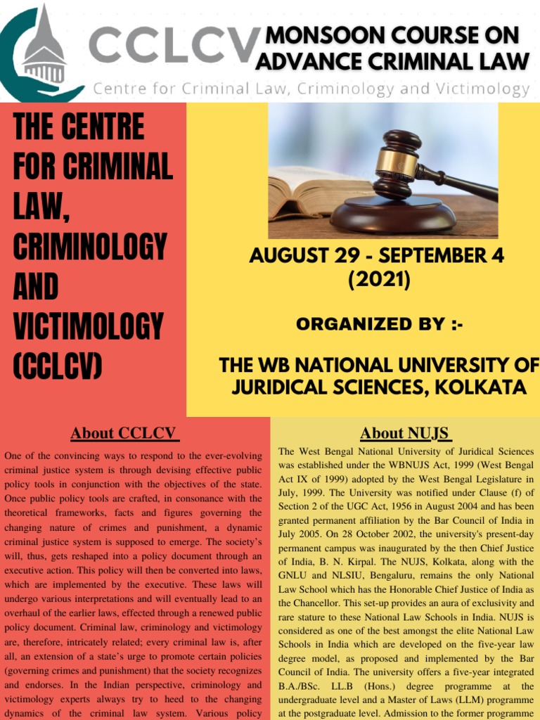 Online Advanced Criminal Law Course - Brochure | PDF | Crime & Violence ...