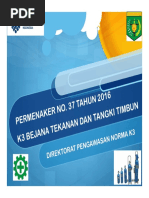 Permenaker 37THGN 2016 | PDF