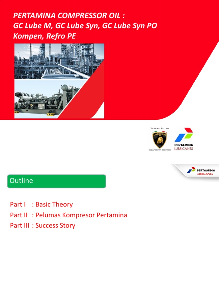 An Analysis of Pertamina's Compressor Lubricant Options and their ...