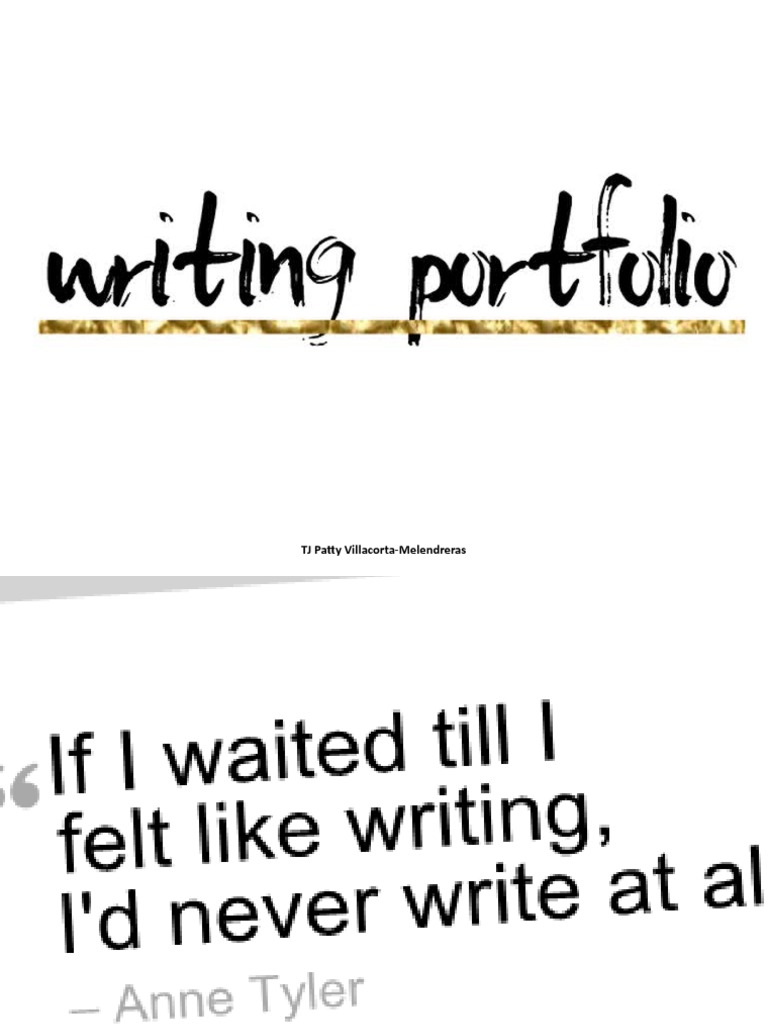 E8 Writing Portfolio 2020 | PDF | Paragraph | Written Communication