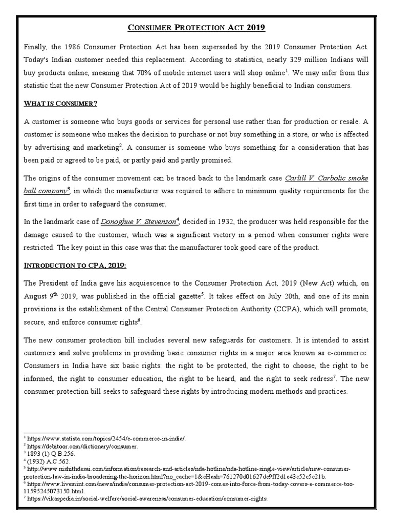 Consumer Protection 2019 | PDF | False Advertising | Consumer Protection