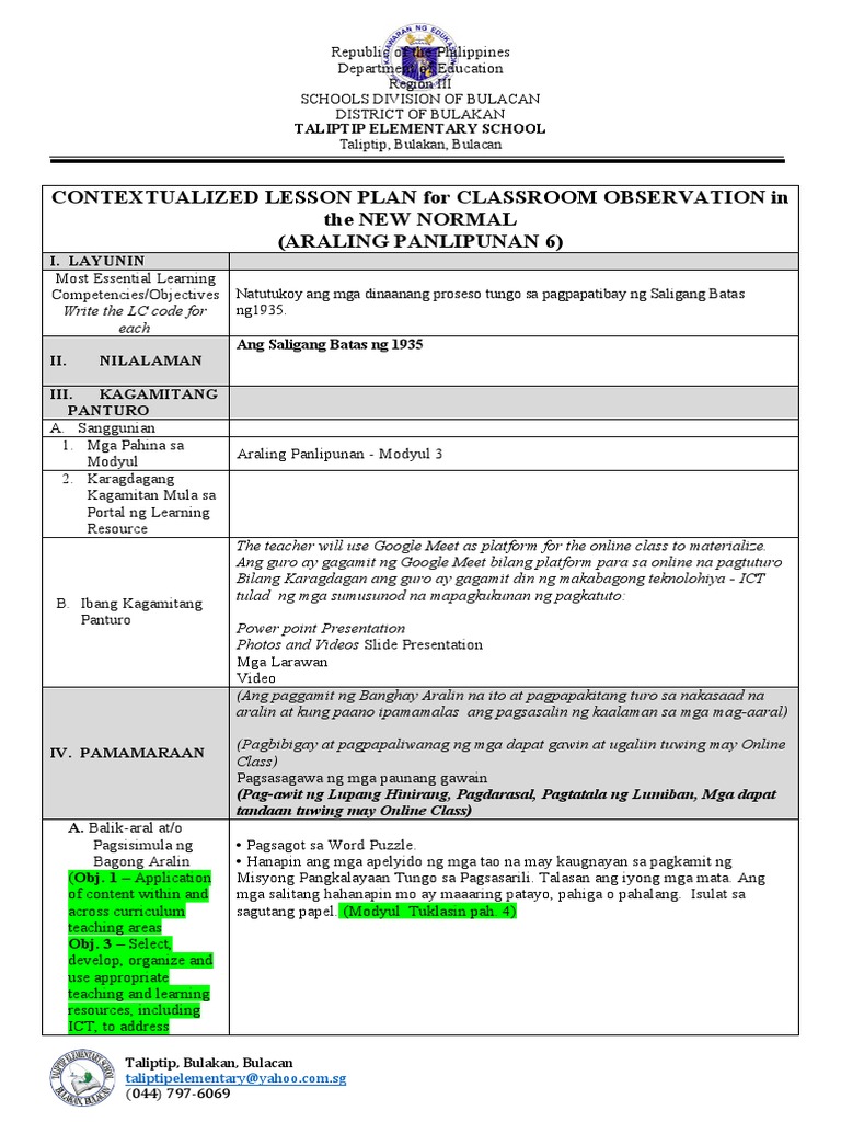 COT DLP Q3 AP6 - Real | PDF