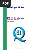 Sap QM-IDI Interface With LIMS | PDF | System | Source Code