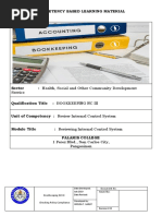 CBLM - Bookkeeping NC III (Aporbo, J) | PDF | Expense | Bookkeeping
