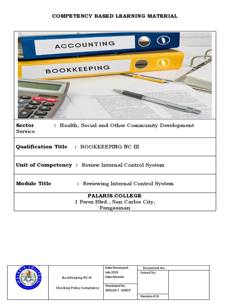 Reviewing Internal Controls for Policy Compliance | PDF | Internal ...