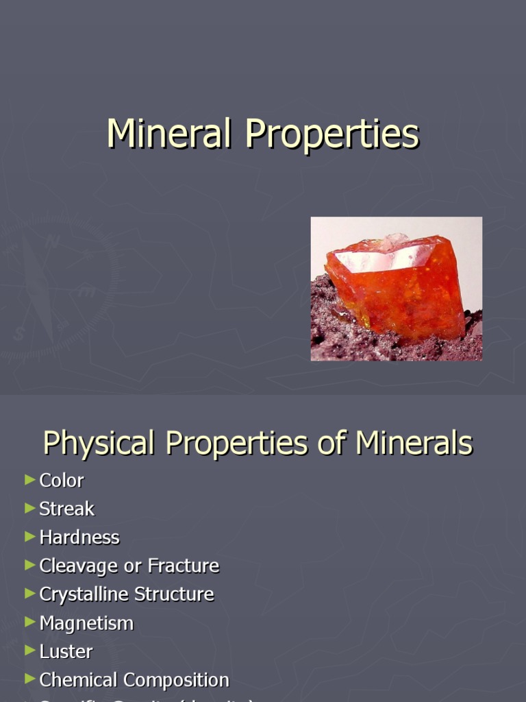 Mineral Properties | PDF