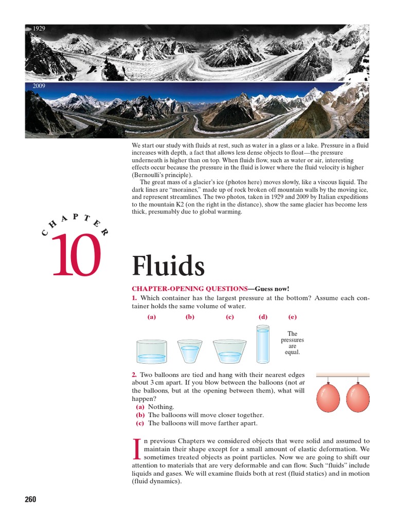 Fluids: Chapter-Opening Questions 1 | PDF | Buoyancy | Pressure