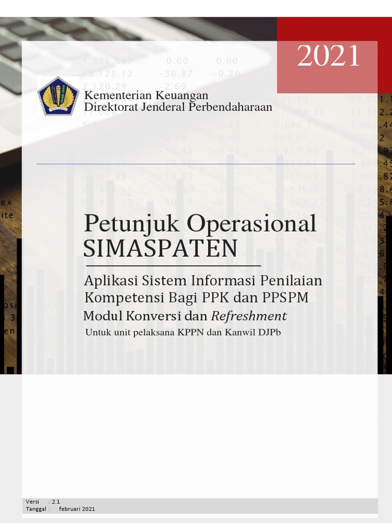 Panduan Penggunaan SIMASPATEN 2021 | PDF