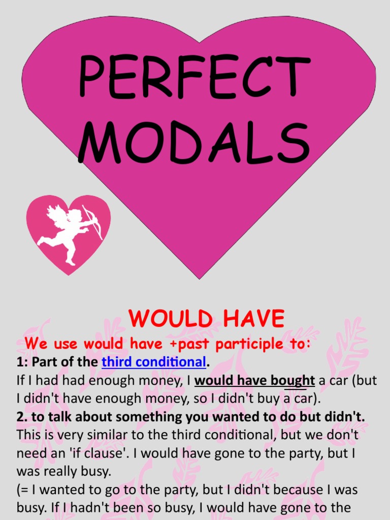 Perfect Modals | PDF