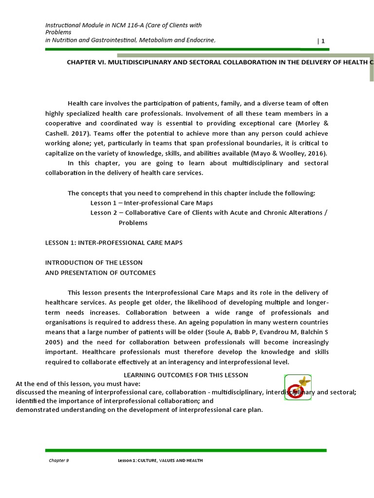 Multidisciplinary vs Interdisciplinary Care | PDF | Interdisciplinarity ...