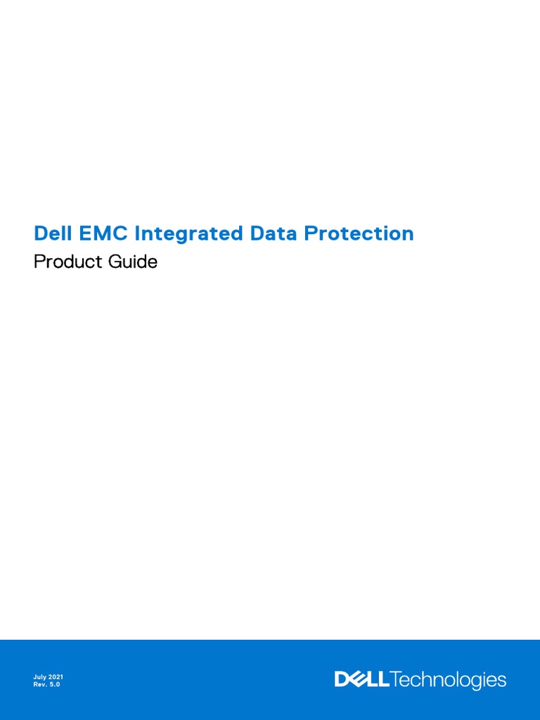Data Protection Product Guide | PDF | Backup | Replication (Computing)