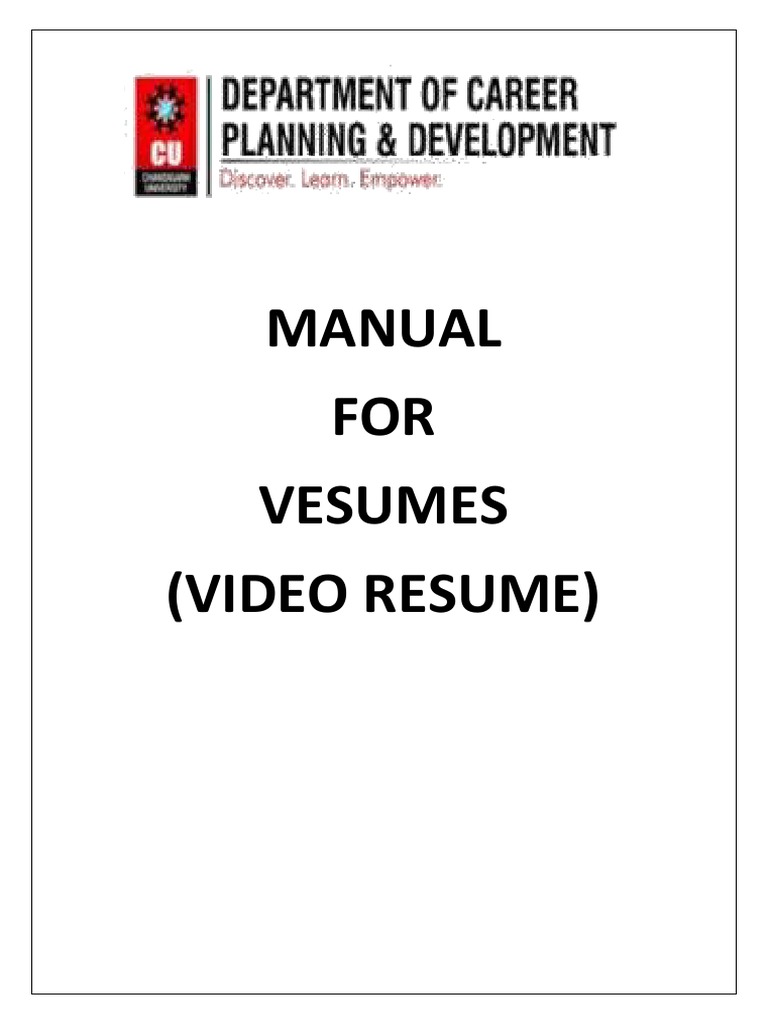 Create Video Resumes: A Guide to Making Effective Digital CVs | PDF ...