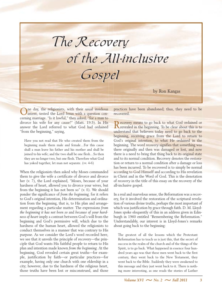 Ron Kangas 4 | PDF | Grace In Christianity | The Gospel