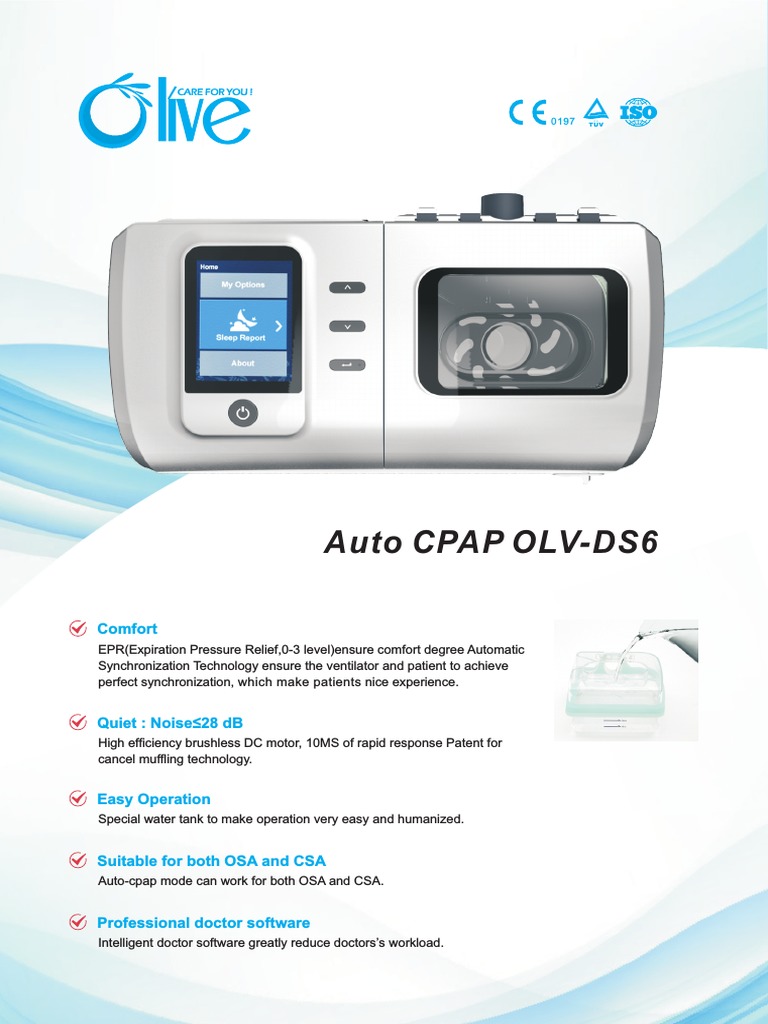 Auto Cpap Brochure DS-6 | PDF