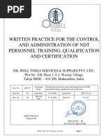 Editable NDT Written Practise | PDF | Nondestructive Testing | Test ...