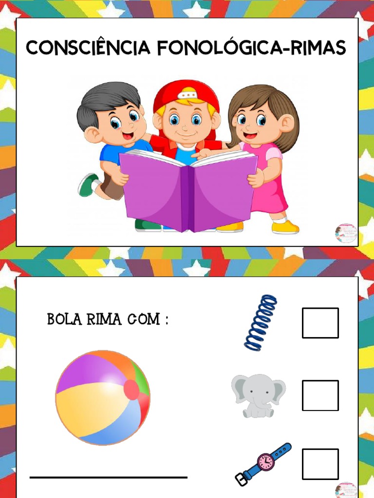 Consciência Fonológica - Rimas | PDF