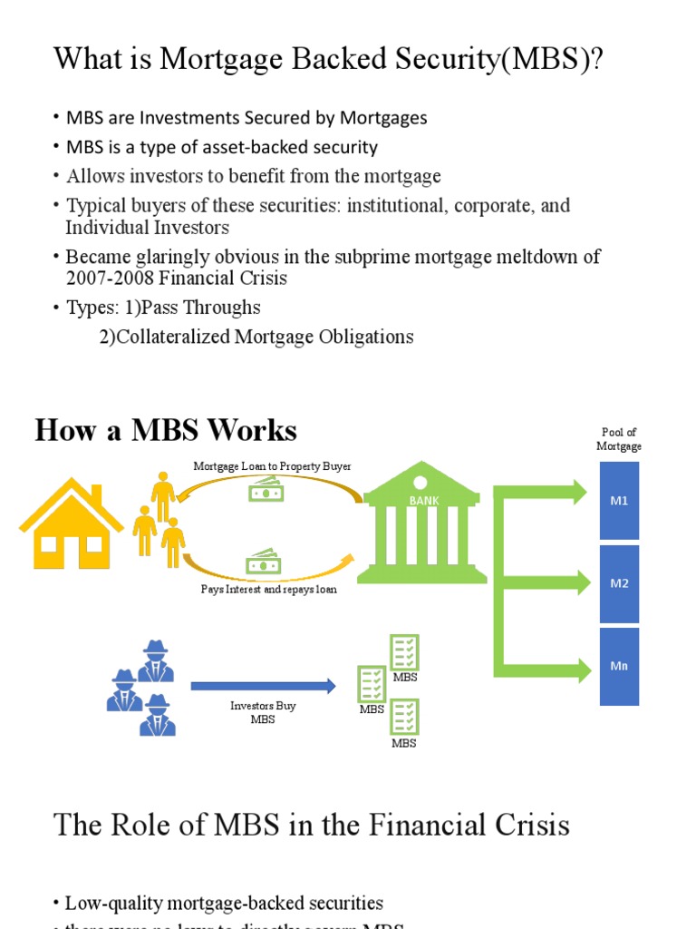 Mortgage Backed Securities | PDF