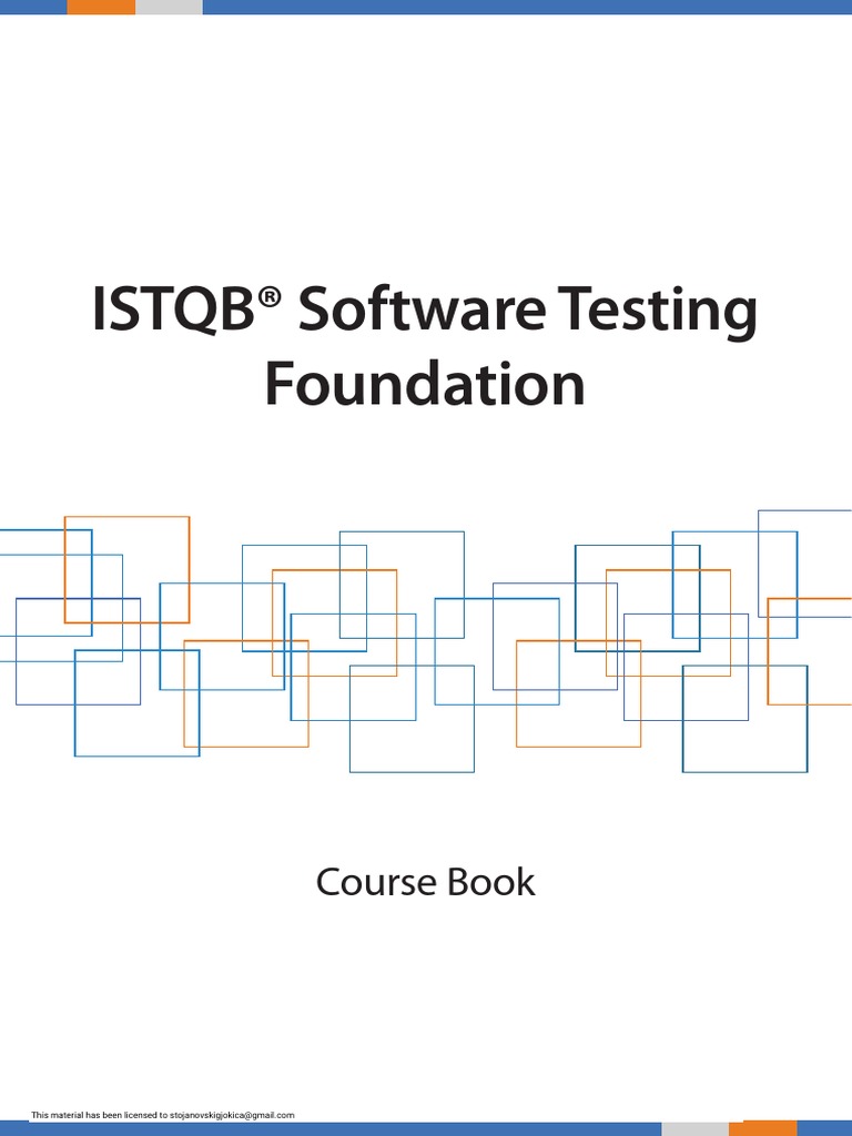ISTQB® Software Testing Foundation: Course Book | PDF | Software ...
