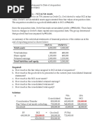 Consolidation Exercises With Asnwer | PDF | Goodwill (Accounting ...