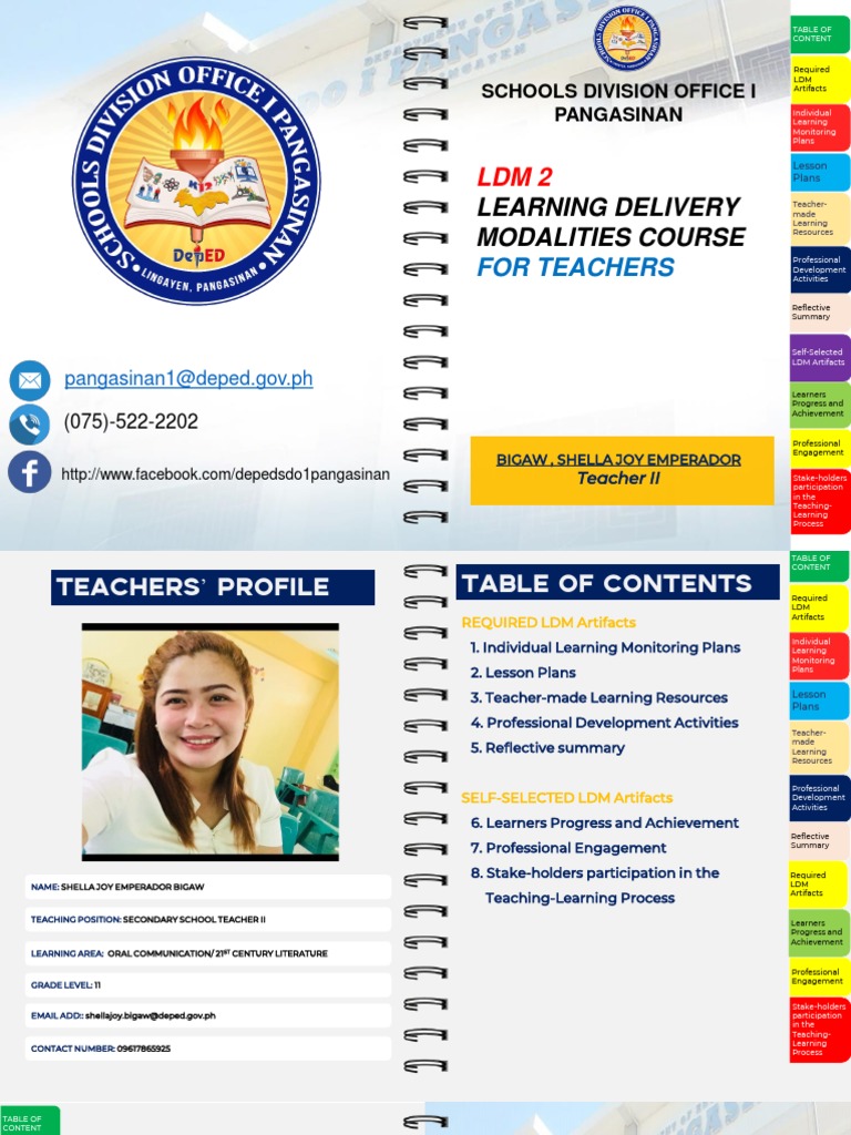 Learning Delivery Modalities Course: For Teachers | PDF | Lesson Plan ...