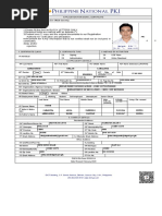 PNPKI Application Form | PDF | Identity Document | Governance