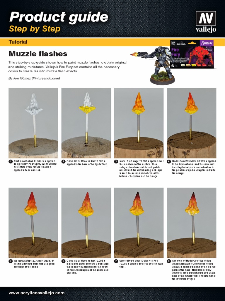 Muzzle Flashes: Tutorial Tutorial | PDF | Paint | Color