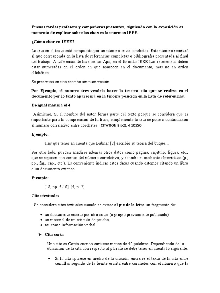 Cómo Citar en IEEE | PDF | Puntuación | Estilo apa