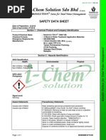 MSDS - Alcaclean HD | PDF | Water | Solution