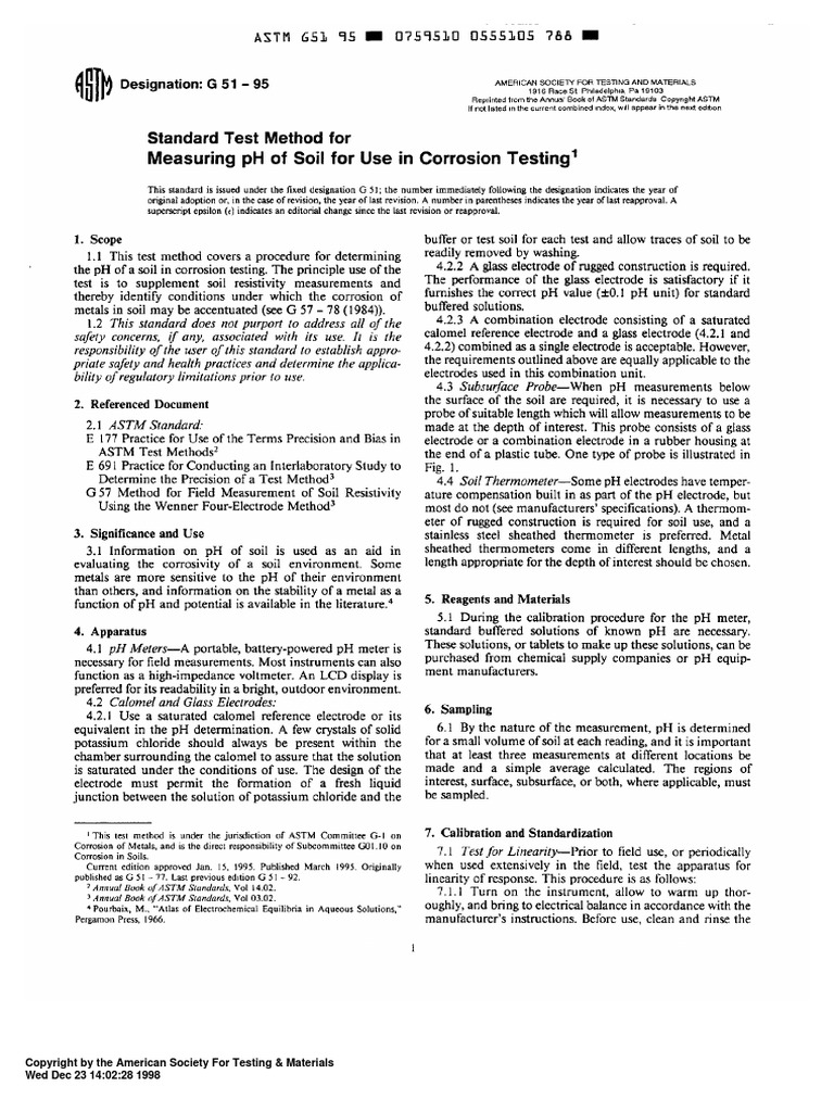 Astm G51 | PDF