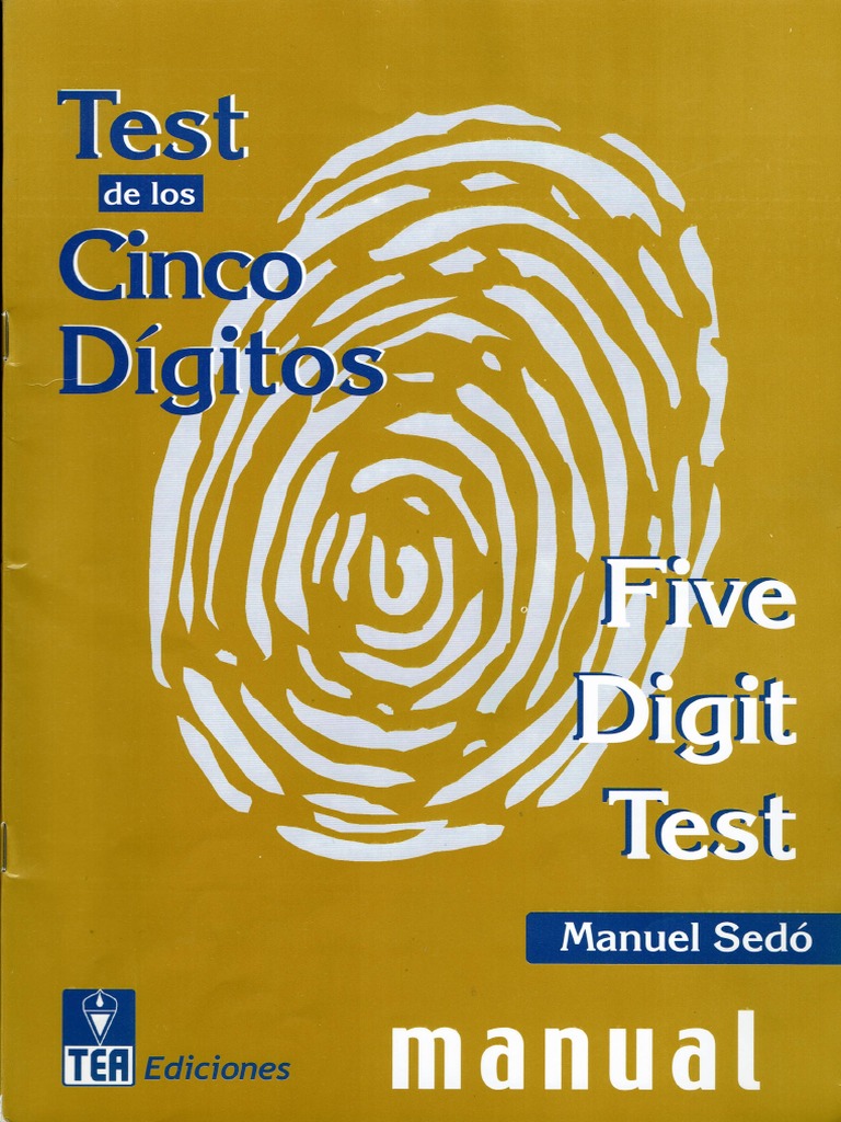 Manual Test Digitos | PDF